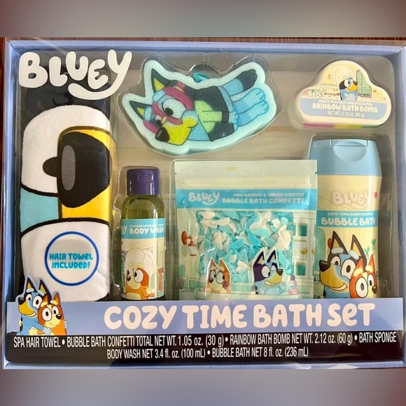 Bluey | Bath, Skin & Hair | Bluey Cozy Time Bath Set 6 Piece Towel ...